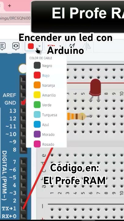Aprende programación en arduino muy fácilmente, enciende tu primer led. - YouTube