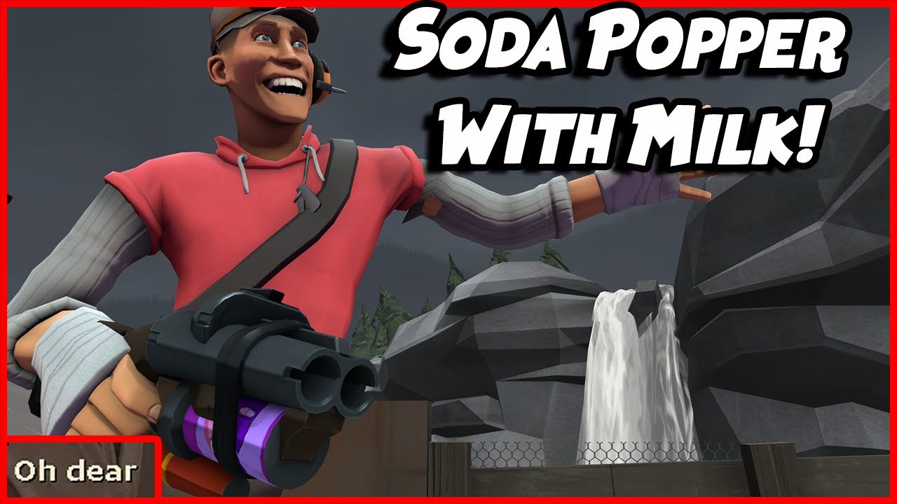 Soda Popper with Milk! Team Fortress 2 Scout Gameplay - YouTube