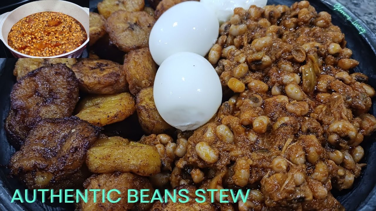 How To Make Delicious and Authentic Beans Stew// Authentic Gob3 ...