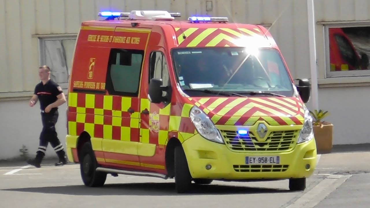 [SDIS 83] Départ VSAV Sapeurs-Pompiers Bormes-les-Mimosas (Var ...