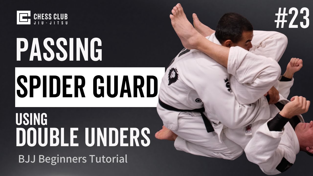 BJJ Beginners Tutorial - Spider Guard Pass with Double Unders - YouTube