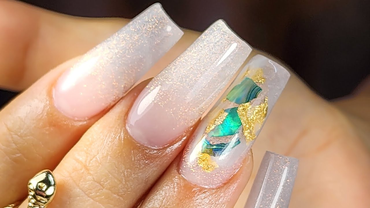 como hacer el encapsulado 💯 nácar, papel dorado y blanco - YouTube