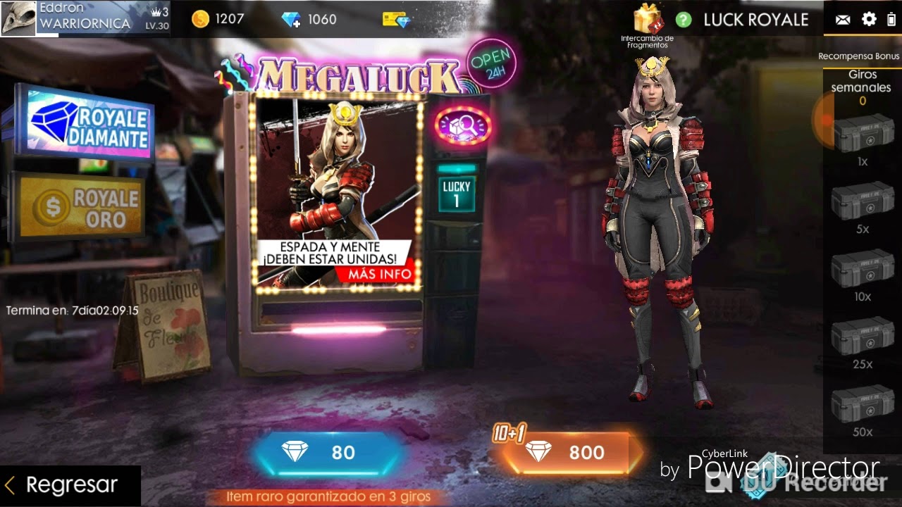 ¡Compramos pase elite y consguimos skin samurai!-Free Fire - YouTube