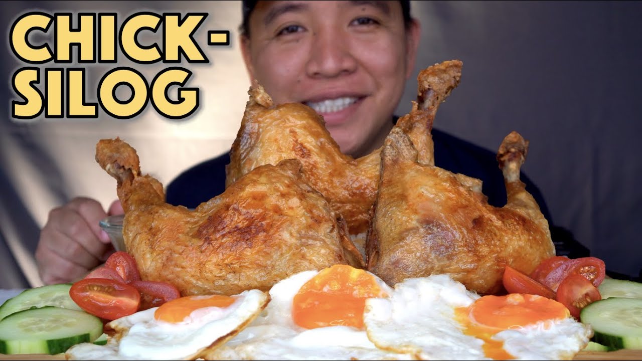 CHICKSILOG MUKBANG - YouTube