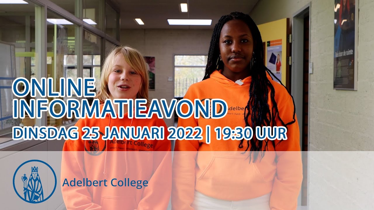 ONLINE INFORMATIEAVOND 2022 | ADELBERT COLLEGE - YouTube