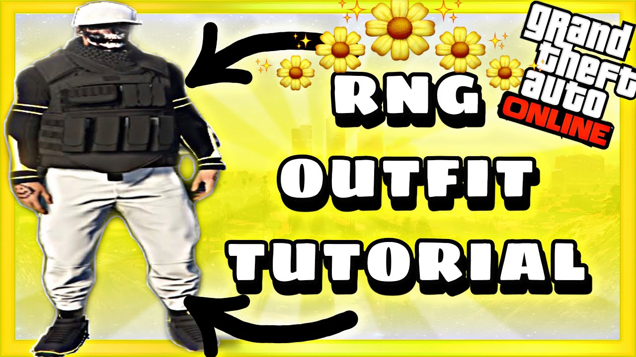 GTA 5 ONLINE - "MODDED RNG OUTFIT WITH WHITE CARGO JOGGERS TUTORIAL ...
