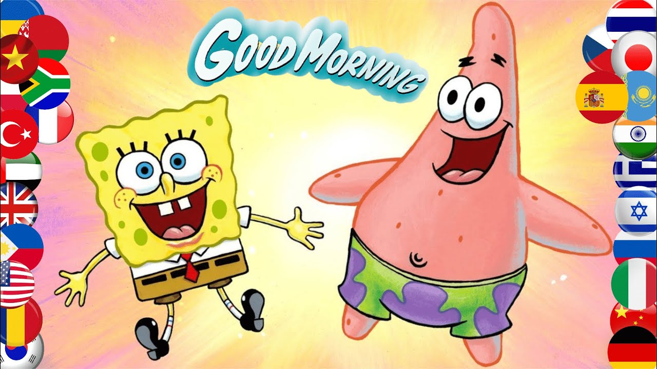 "Good Morning" in different languages || SpongeBob SquarePants - YouTube