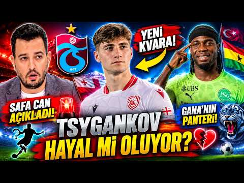 Trabzonspor Yeni Kvara'yı Buldu ! Tsygankov Hayal mi Oluyor ? Kaleye Gana'lı Panter !