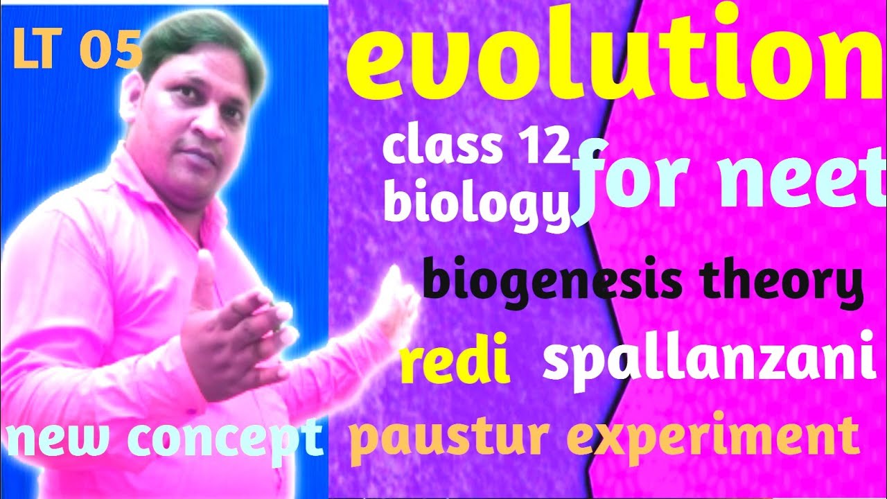 evolution class 12 biology biogenesis theory for neetmedical - YouTube