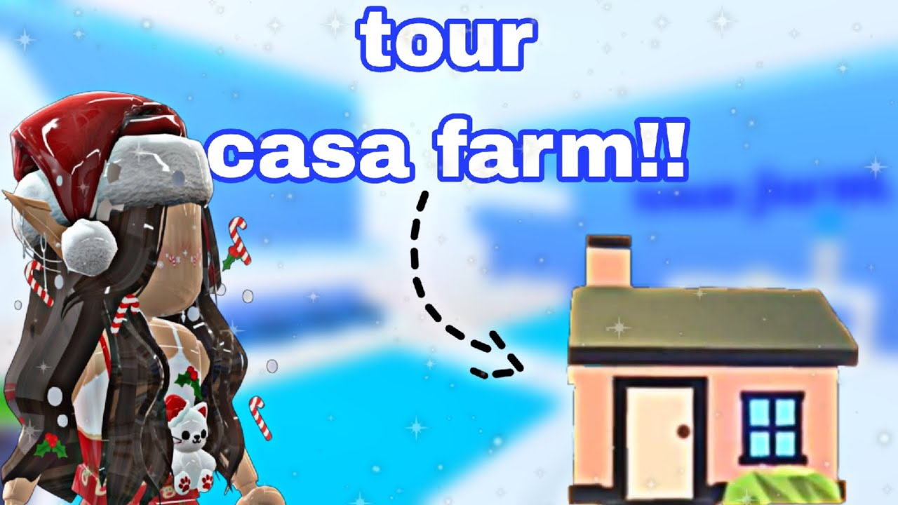 TOUR PELA MINHA MINI CASA FARM 💥 | Roblox | Adopt me - YouTube