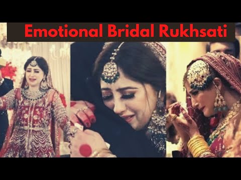 Emotional Rukhsati-Pakistani Brides Rukhsati / Heart touching Bridal ...