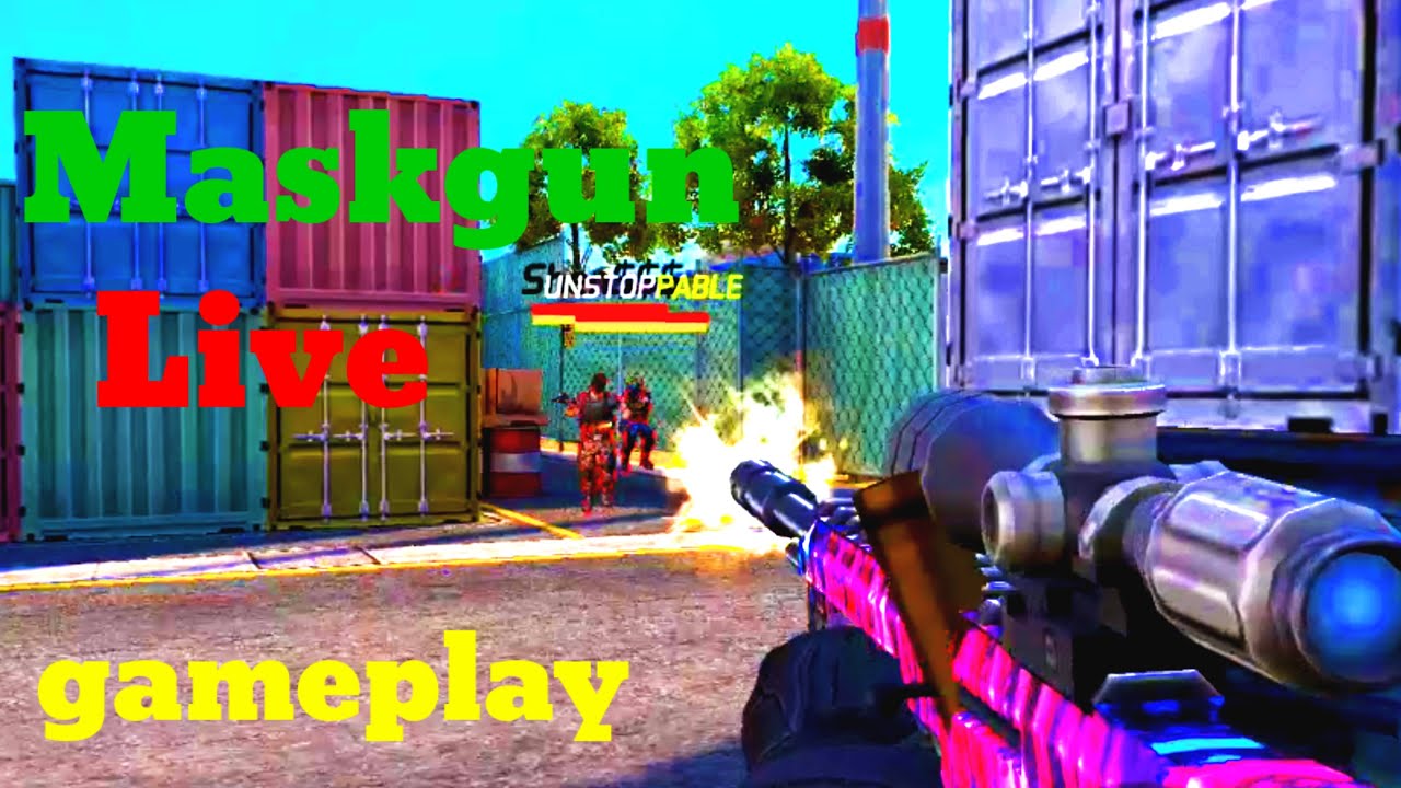 Maskgun live highlights sniper gameplay 😄 - YouTube