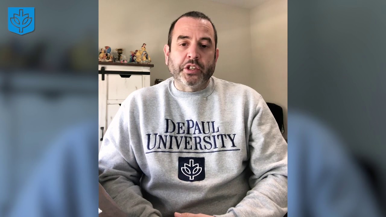 A message from Rick Moreci about DePaul's Student Food Pantry - YouTube