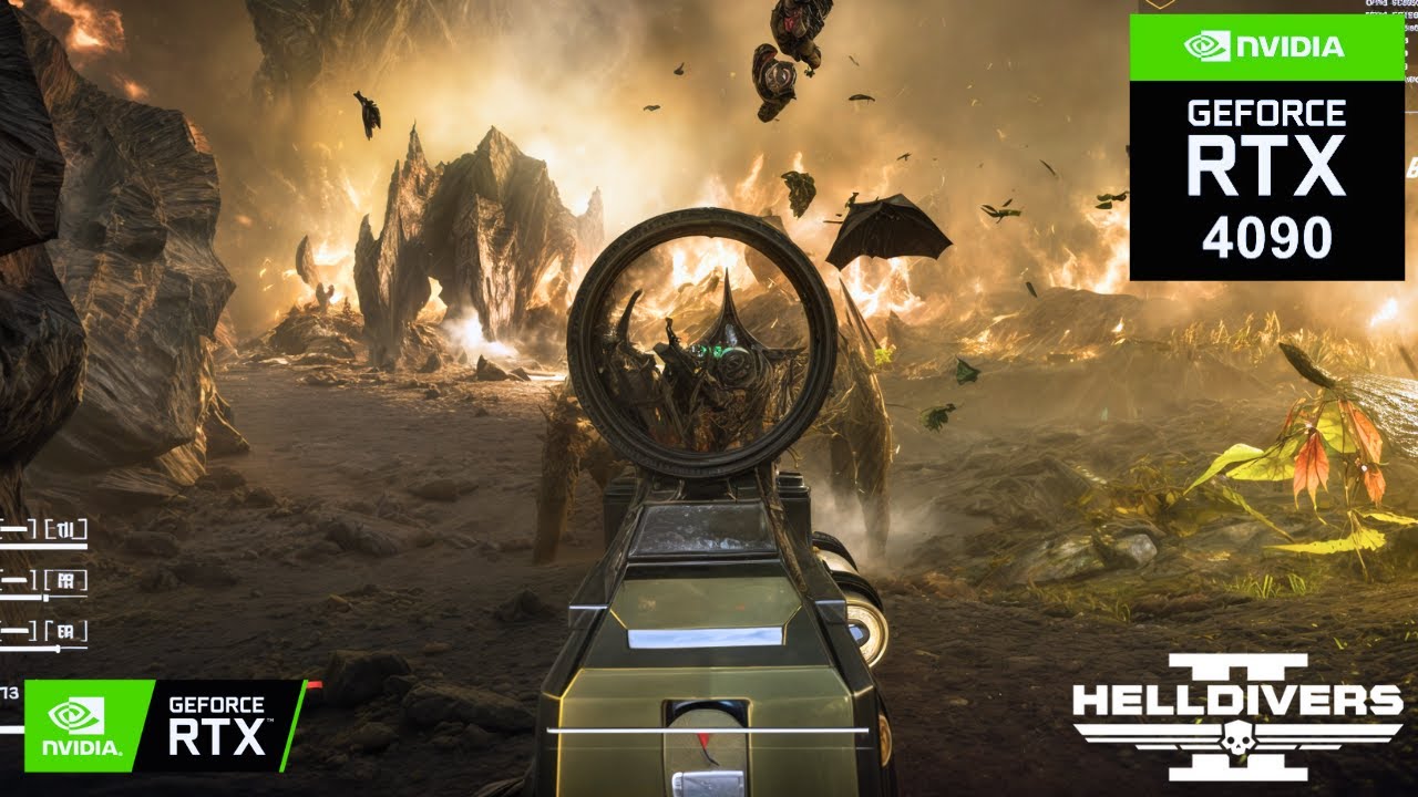 HELLDIVERS 2: R-6 Deadeye + LAS-58 Talon on RTX 4090 24GB (4K Maximum ...