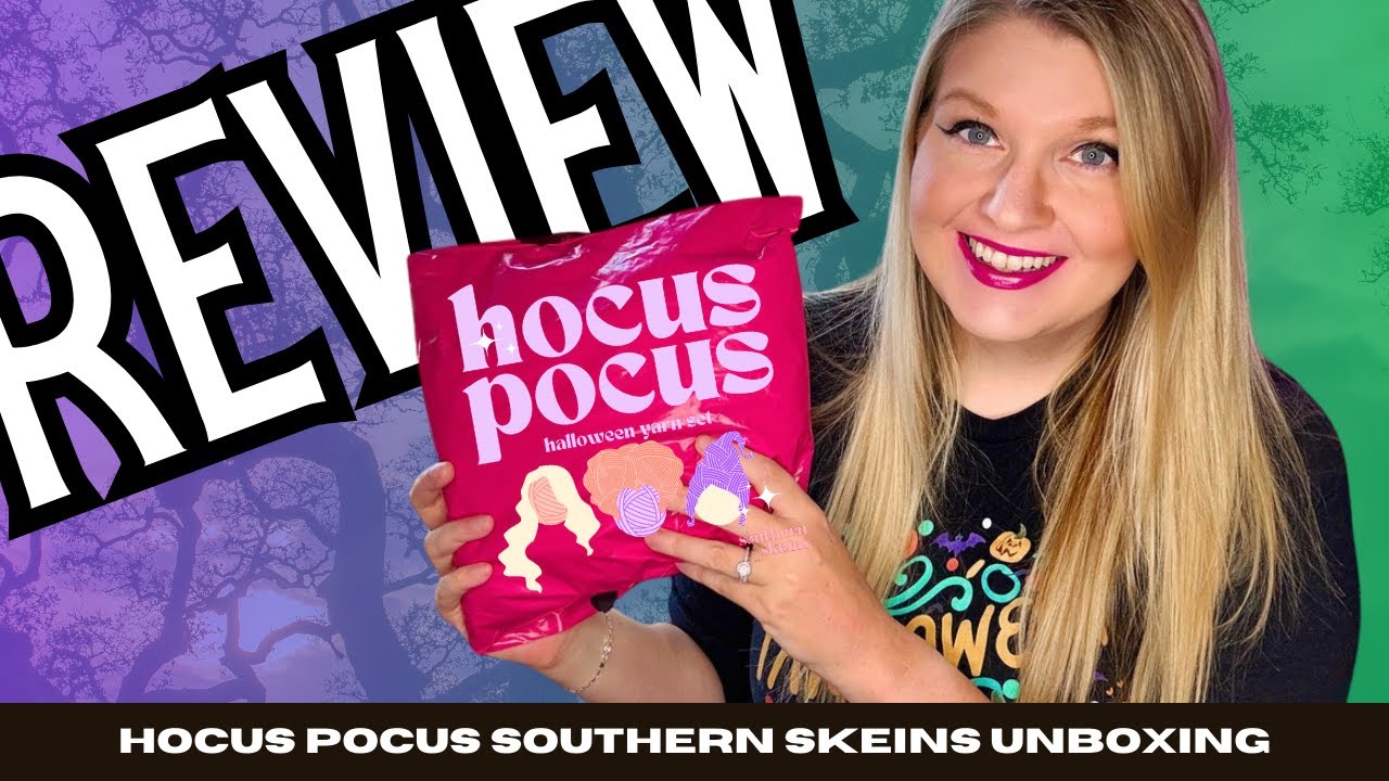 [YARN REVIEW] Southern Skeins Hocus Pocus Mystery Sock Yarn Set - YouTube