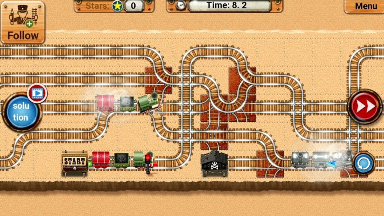 Train Line Maze Game - Train Pass Through Safely - Android Gameplay ...