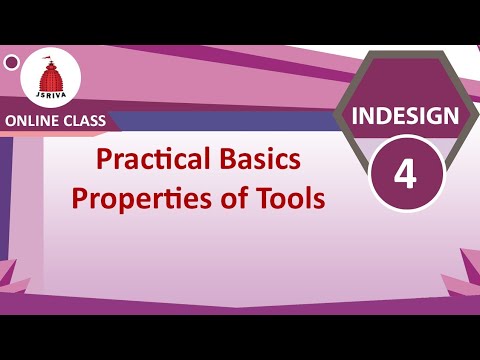 InDesign 4 - Basic Tool Properties - YouTube