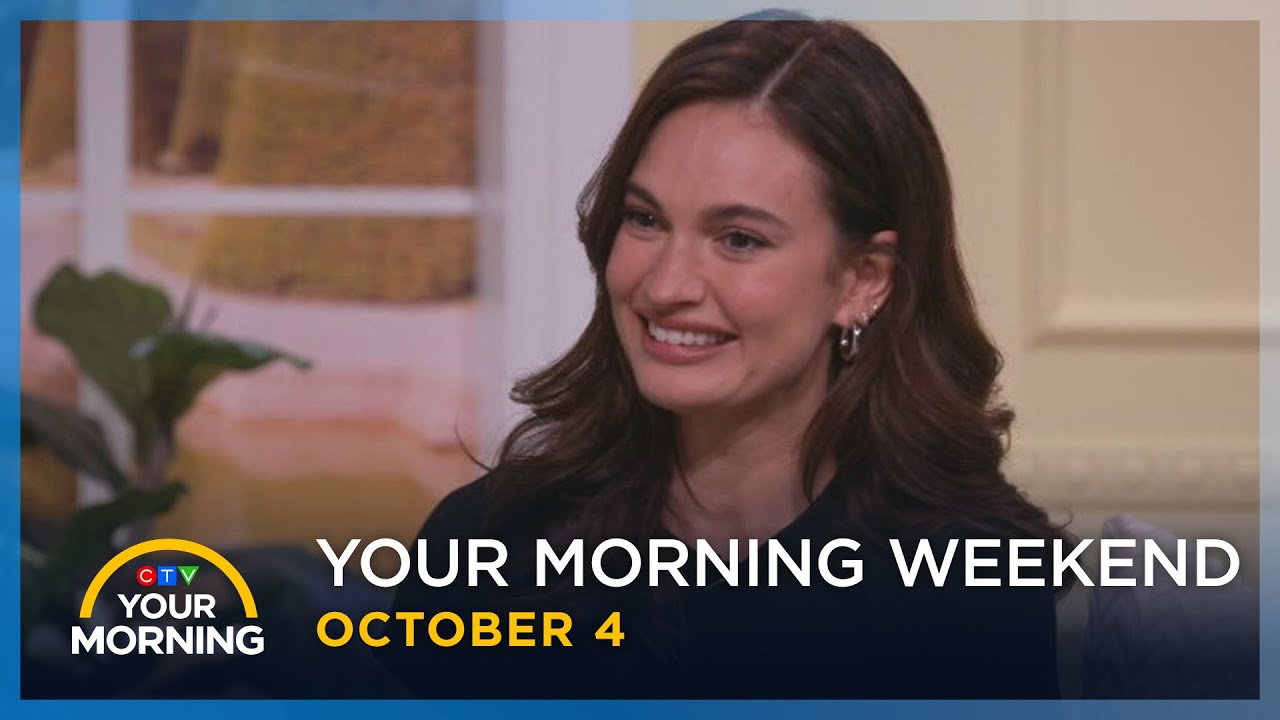 Lily James, Richie Laryea & Erica Howe | Your Morning - YouTube