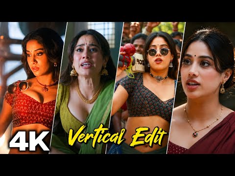Janhvi Kapoor | PEDDI Movie Performance Reaction Analysis | 4K60FPS Vertical Edit 