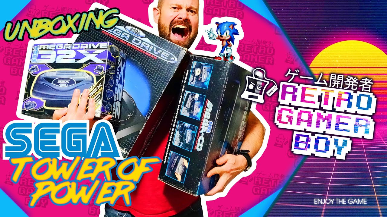 Sega Tower Of Power Unboxing - Genesis, Mega CD, 32X - YouTube