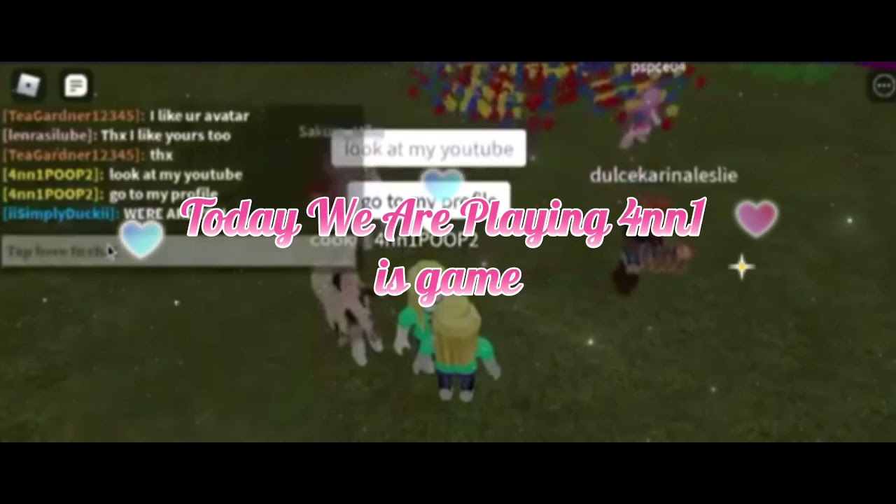 Playing 4nn1 Is Game! (Roblox) - YouTube