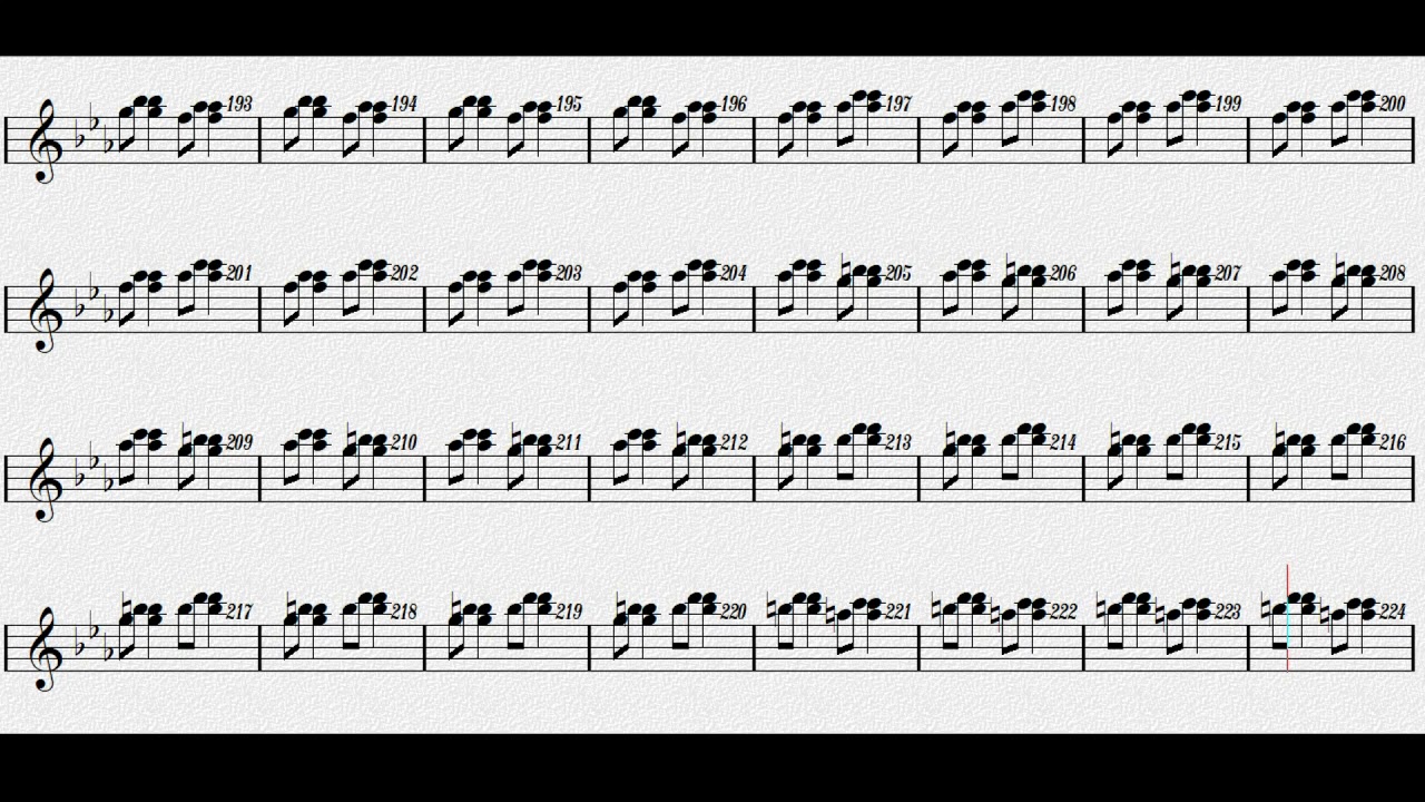 Guide melody for Preliminary Study of Double Stops: Thirds (for Violin ...