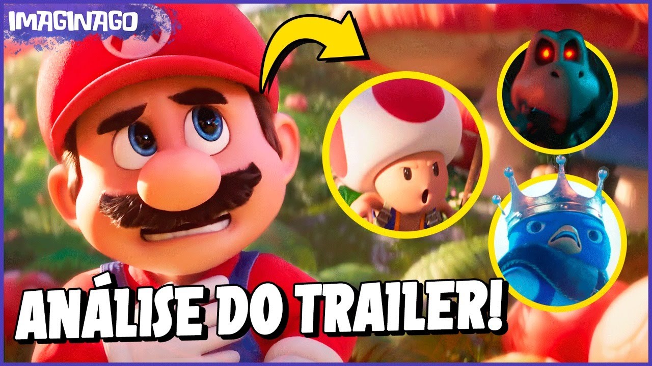 O TRAILER DE SUPER MARIO BROS ESTÁ INCRÍVEL! - Análise #imaginews - YouTube