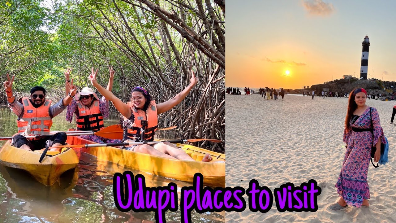 Mangalore to Udupi l 60 kmsl Kayaking l Kapu beach l Mangroves l Malpe ...