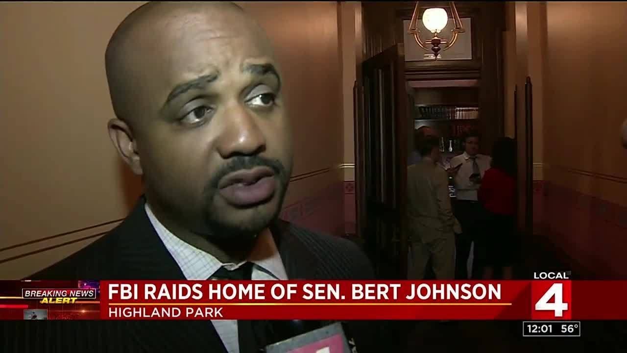 FBI raids home of Sen. Bert Johnson - YouTube