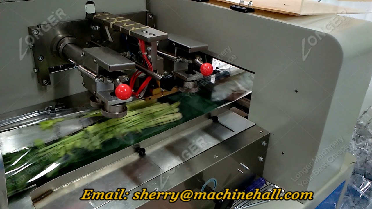 Automatic Celery Packing Machine Video - YouTube