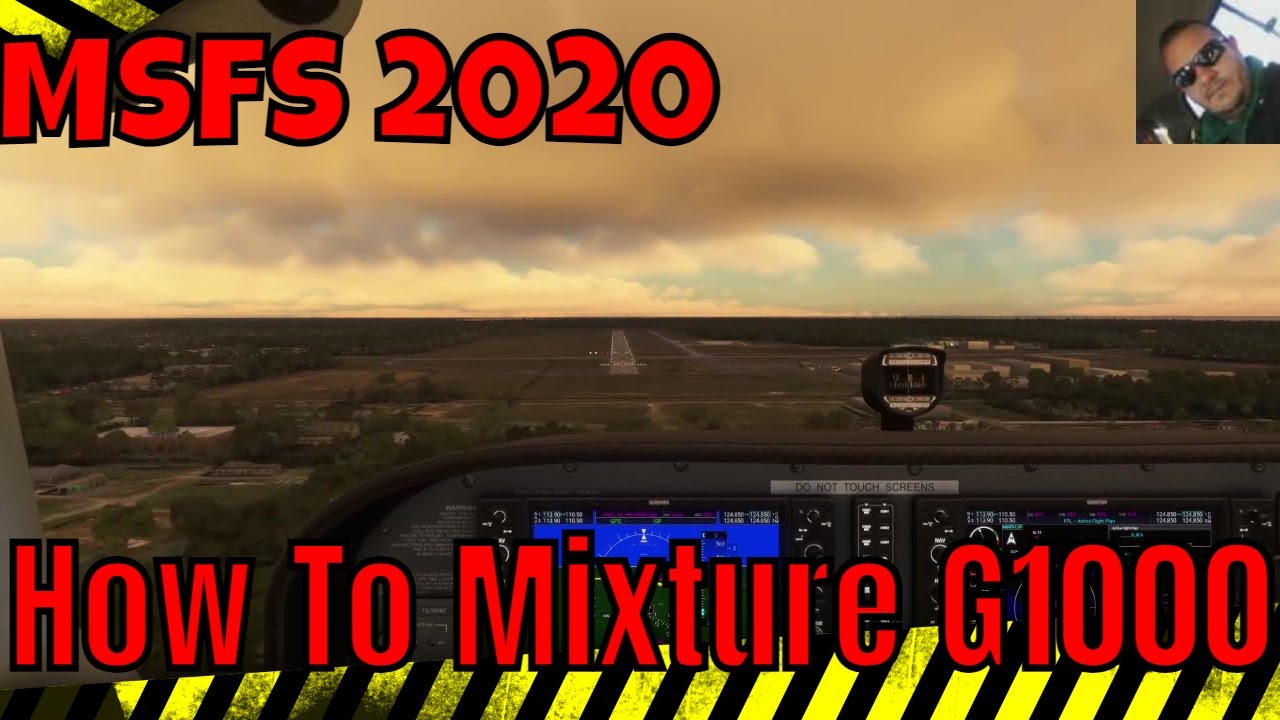 MSFS 2020 Tutorial Cessna 172s G1000 Leaning Mixture Rich of Peak - YouTube