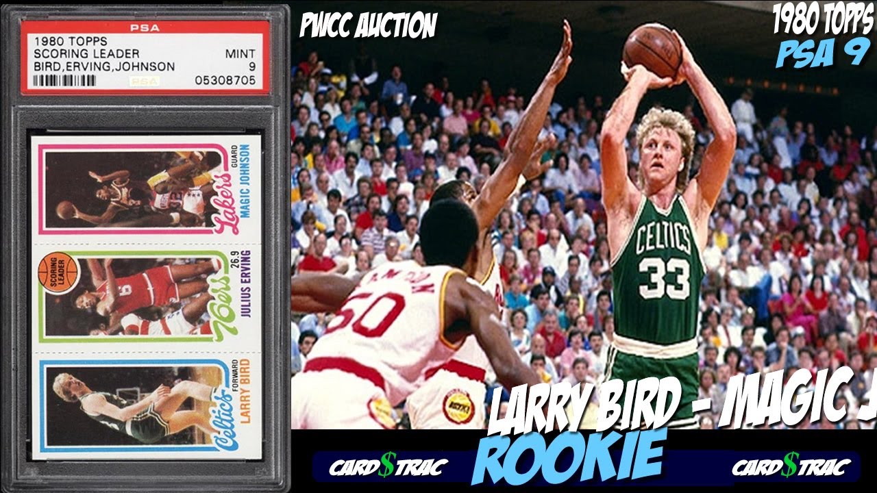 1980 Larry Bird rookie card graded PSA 9 at PWCC Auctions. 1980 Larry ...