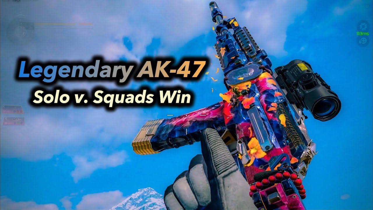 Legendary AK-47 - Kuromaku Prestige Solo v. Squads BR Win | CoDM Season ...