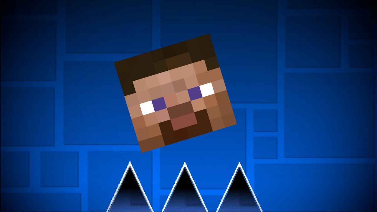 Geometry Dash in MINECRAFT - YouTube