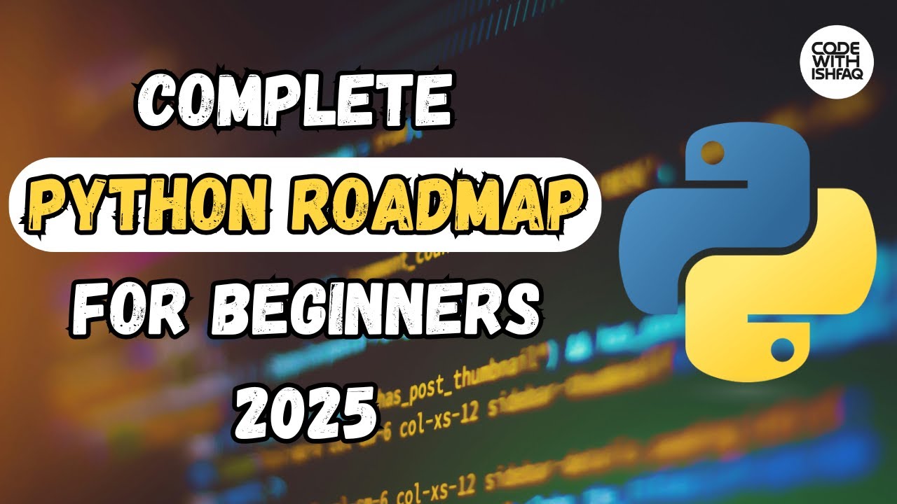 Python Developer Roadmap 2025 | How to Learn Python Step by Step | How to Become a Python ...
