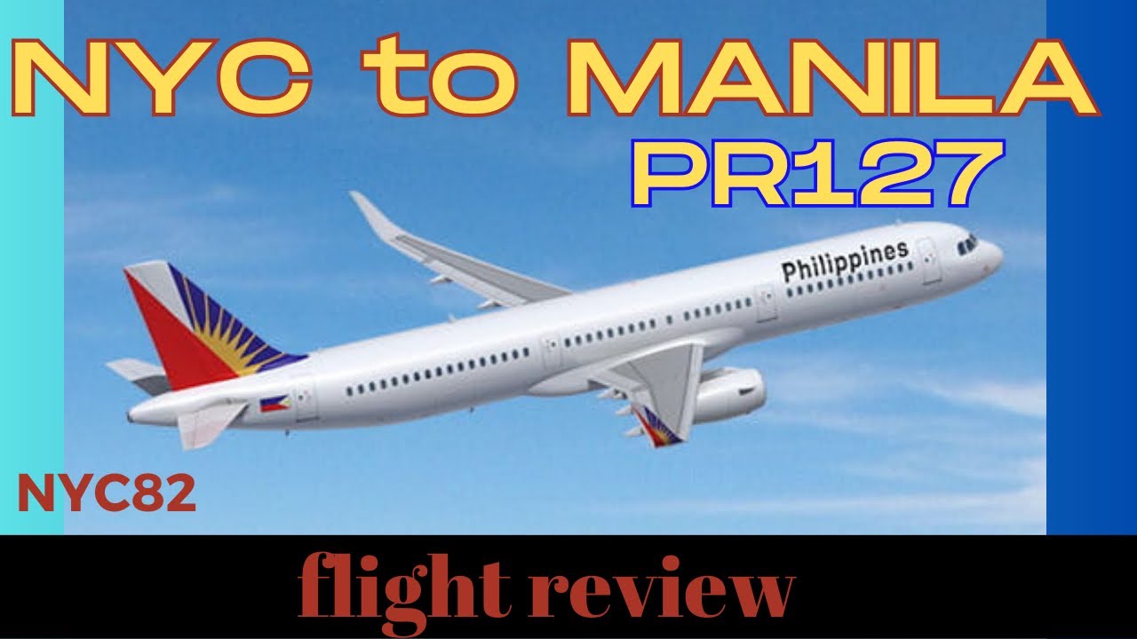 Phillipine Airlines flight PR127, NY to Manila economy class - YouTube