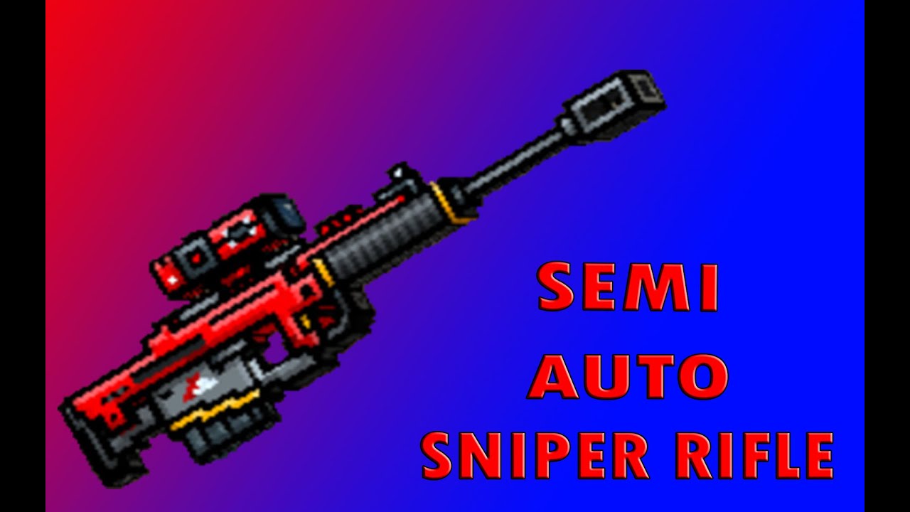 Pixel Gun 3D - Semi Auto Sniper Rifle Gameplay NEW UPDATE 10.6.0 - YouTube