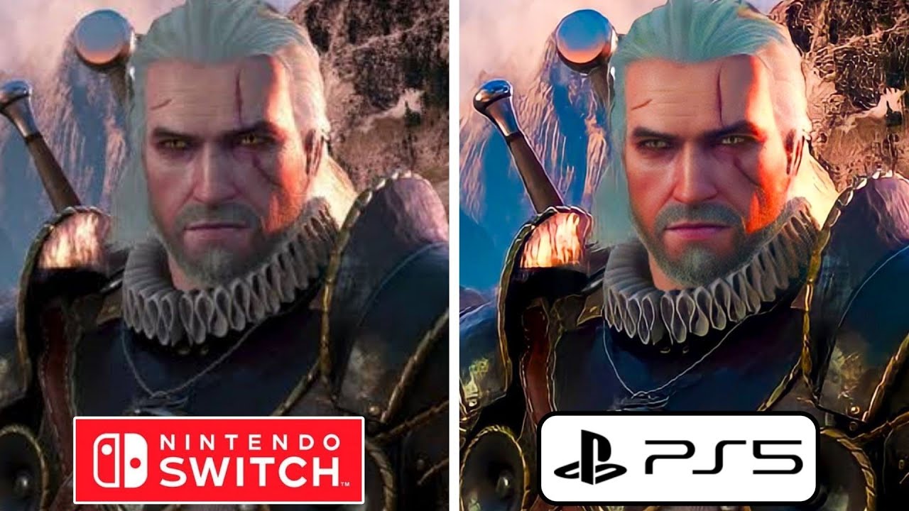 The Witcher 3 PS5 vs Nintendo Switch Graphics Comparison - YouTube
