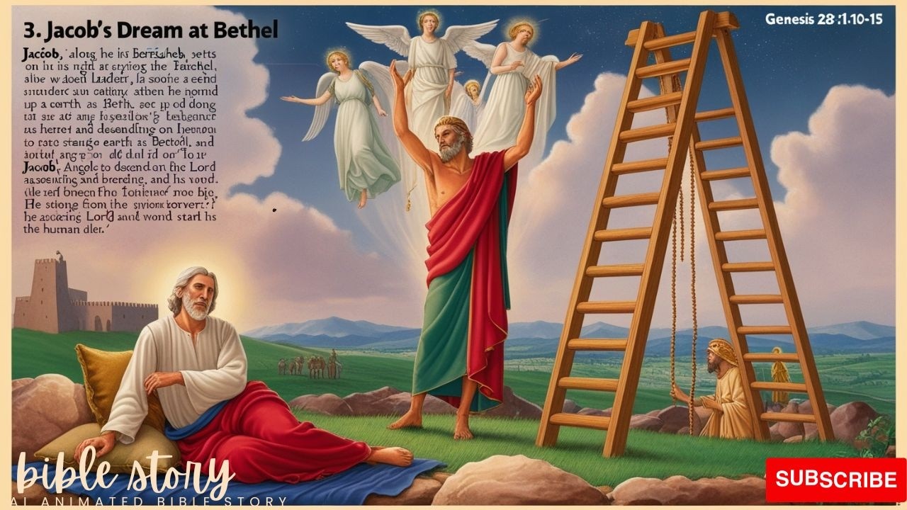 Jacob’s Dream at Bethel - Genesis 28 / AI Animated Bible Story - YouTube