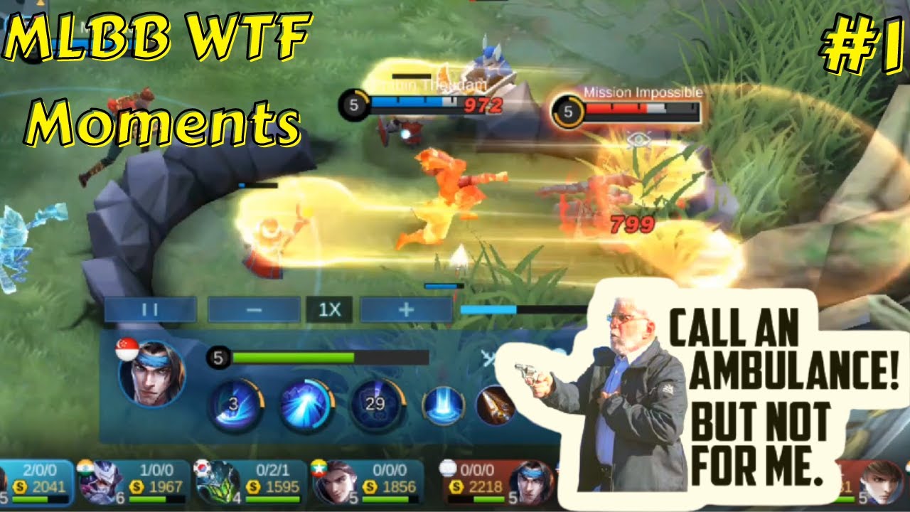 WTF Funny MLBB Moments #1 | Mobile Legends Funny | MLBB - YouTube