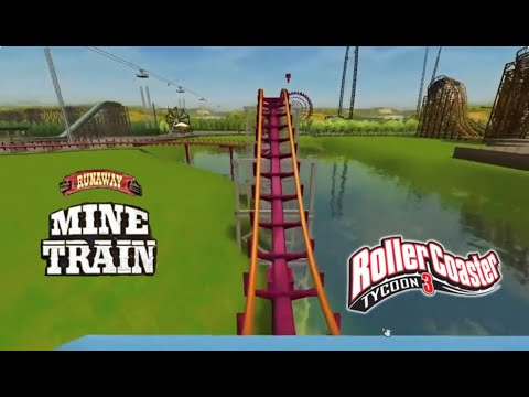 Runaway Mine Train Six Flags Great Adventure recreation RCT3 - YouTube