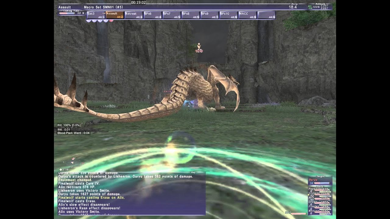FFXI The Savage Ouryu (Very Difficult) - YouTube