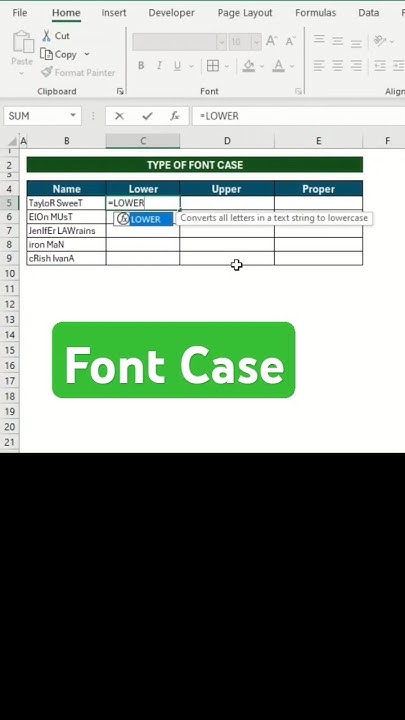 Lower Upper And Proper Case In Excel Exceltech Exceltips Excelworld Exceltricks Excel