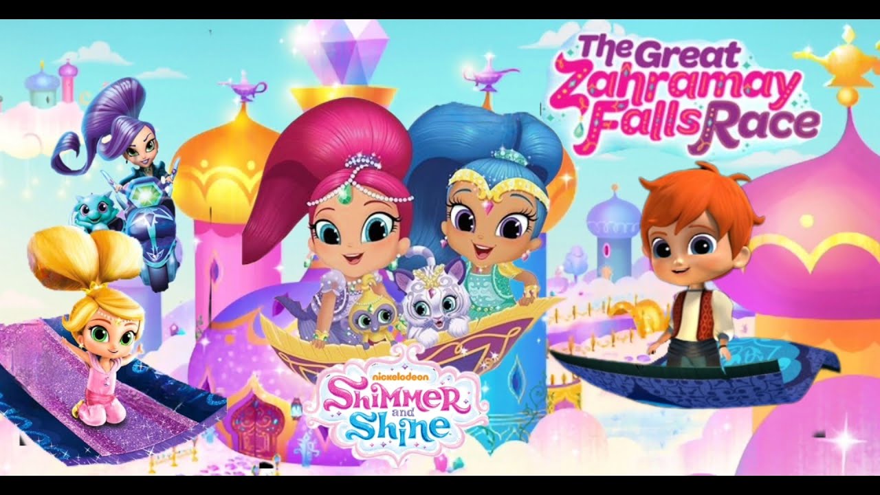 shimmer and shine zahramay race all characters 🩷🩵💛🧡 - YouTube