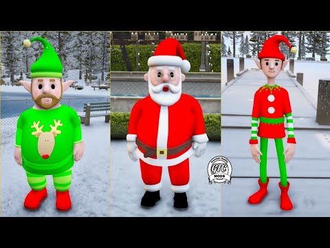 🎄 GTA 5: Christmas Mods for FiveM RP | Elf & Santa Claus Ped Mods for ...