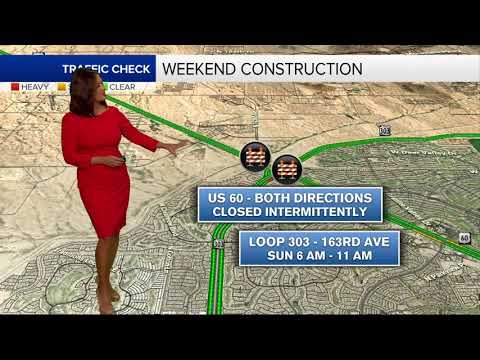VIDEO: Weekend traffic restrictions in Phoenix