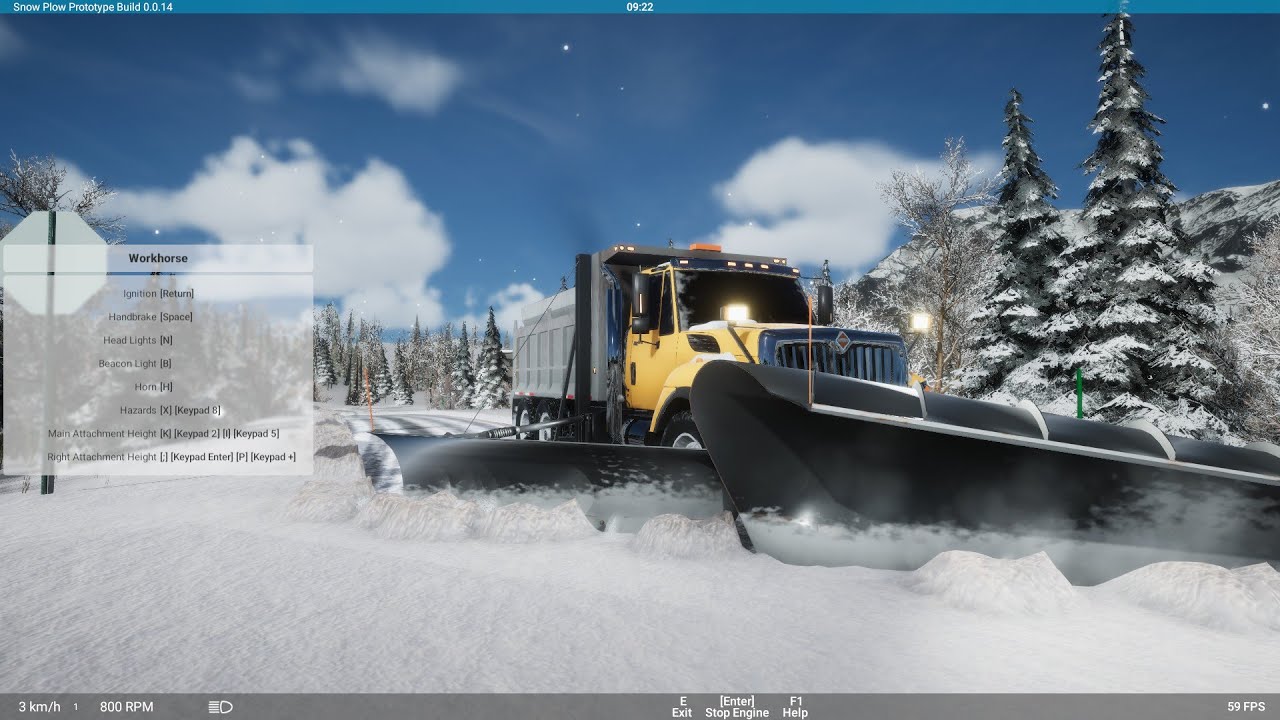 Snowplow Simulator I First Look - YouTube