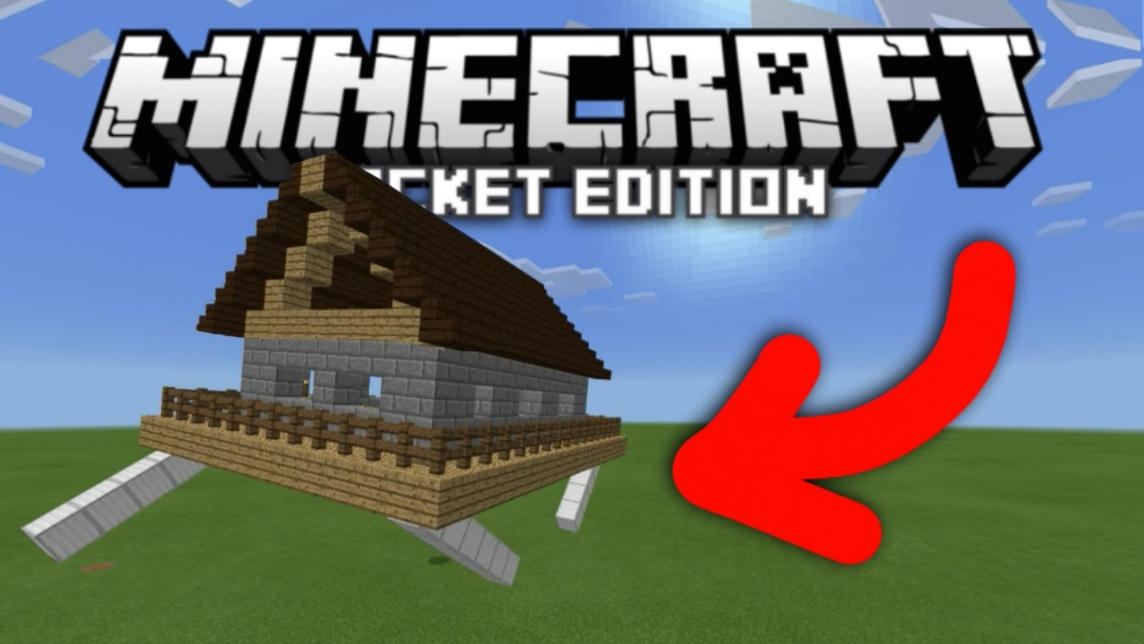 Walking House in MCPE! Minecraft Pocket Edition Addon [1.0.5+] - YouTube