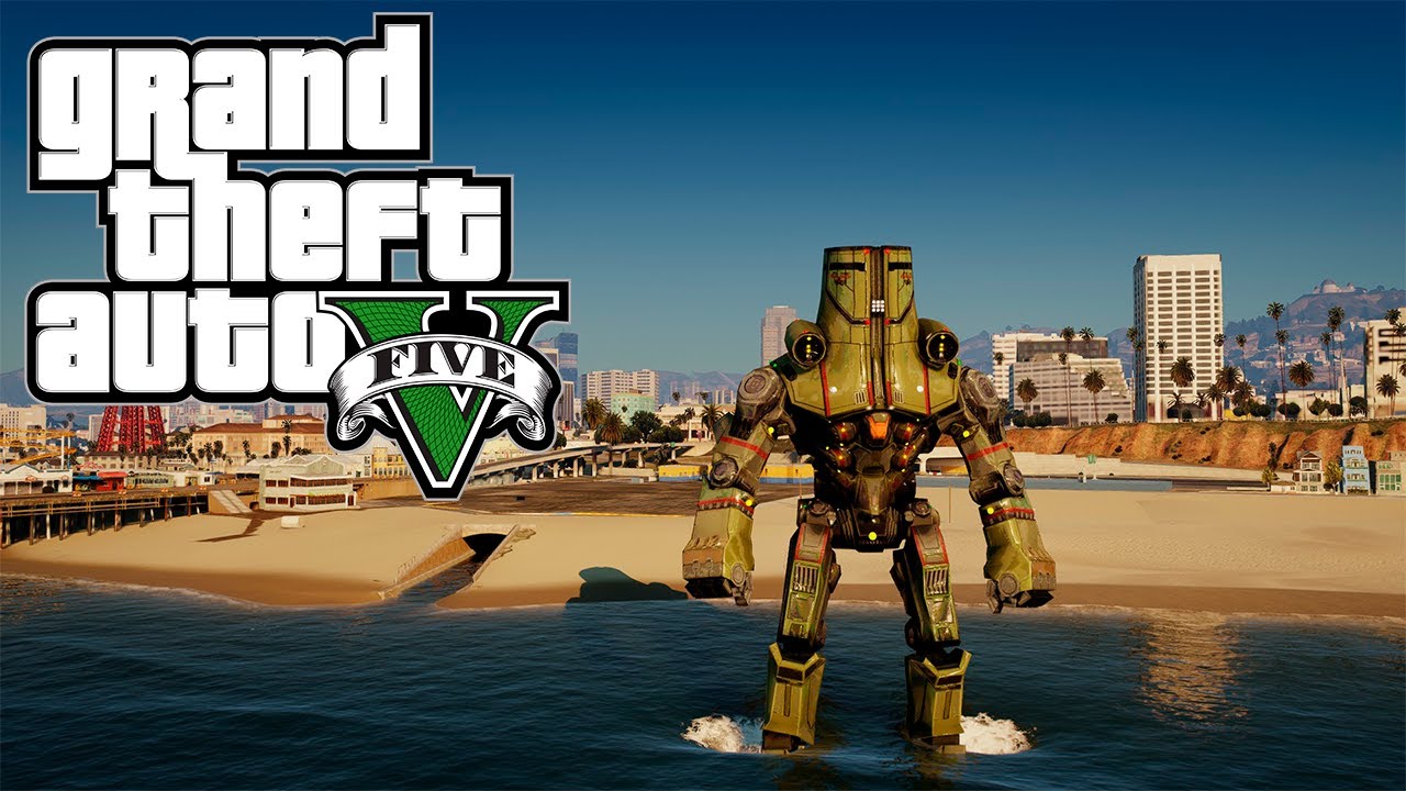 GTA V - Pacific Rim MOD - YouTube