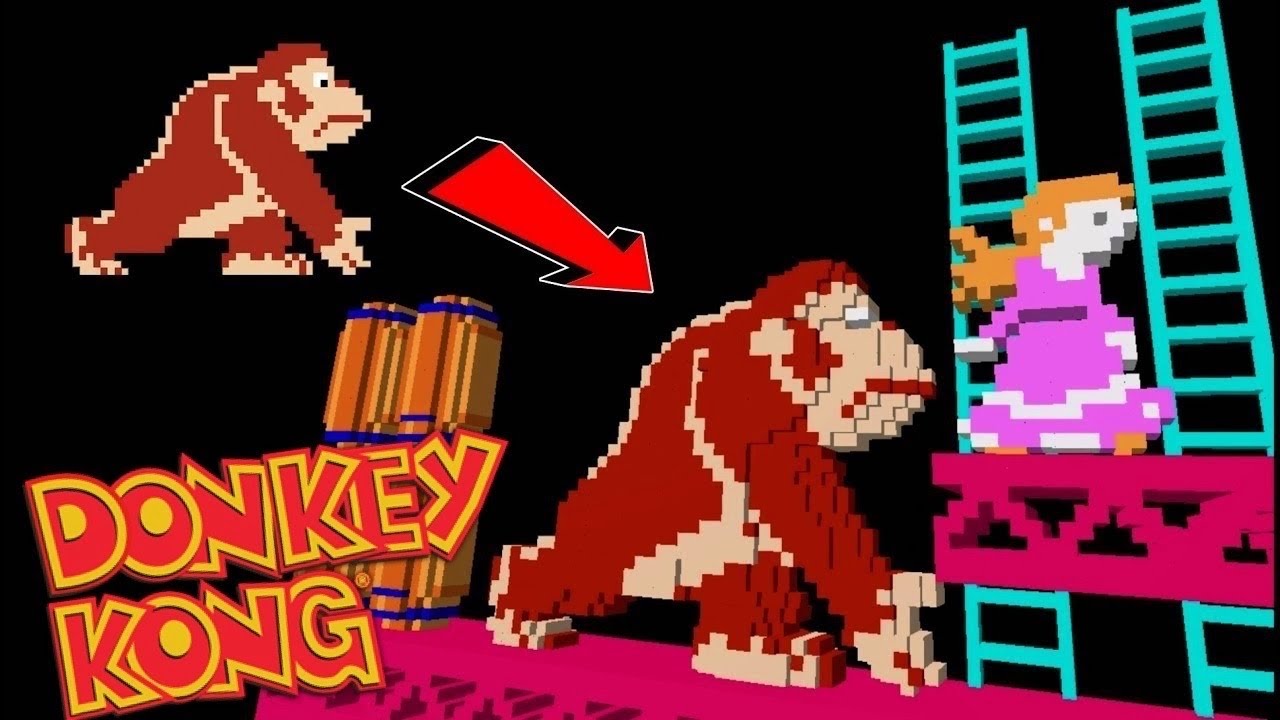 DONKEY KONG ARCADE EDITION VR QUEST 2 - YouTube